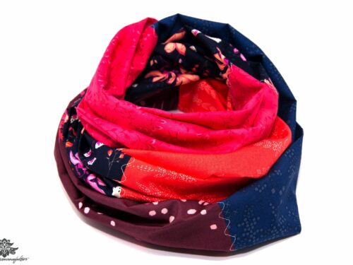 Designer Loop Schals Lieblingsmanufaktur blau rosa