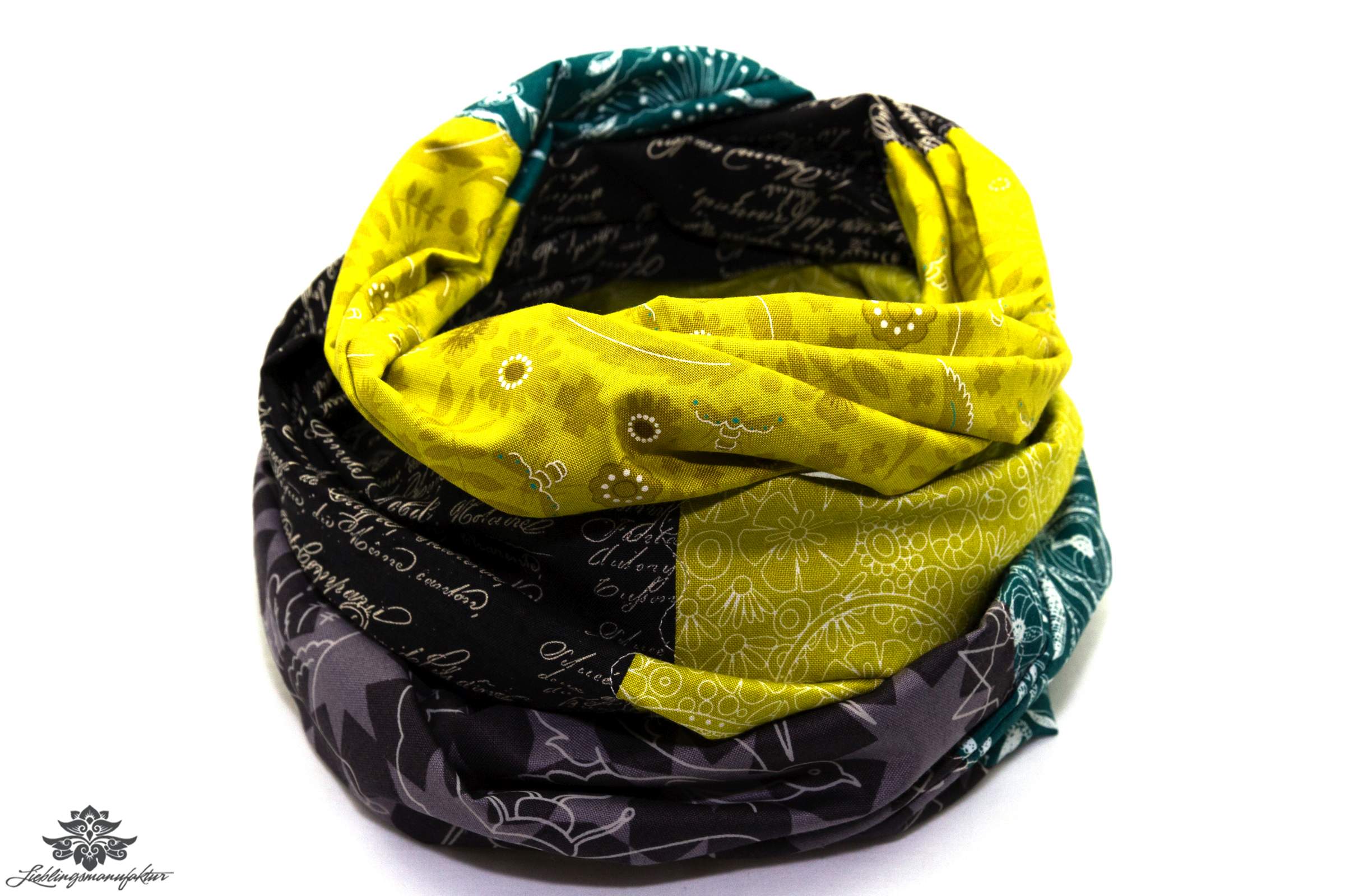 Bunter Loop-Schal - Patchwork Tuch der Lieblingsmanufaktur