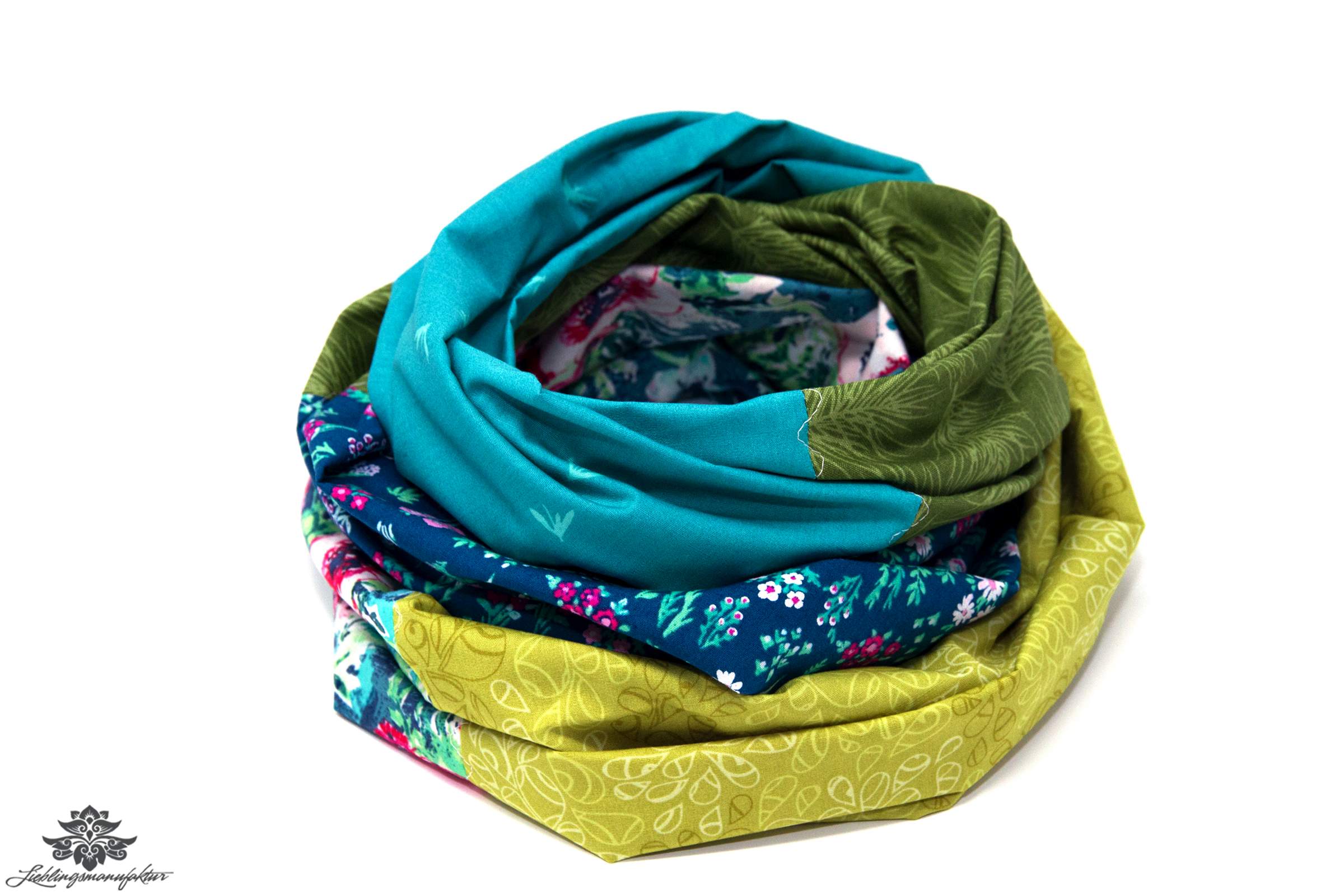 Baumwoll - Loop in bunt aus der Lieblingsmanufaktur