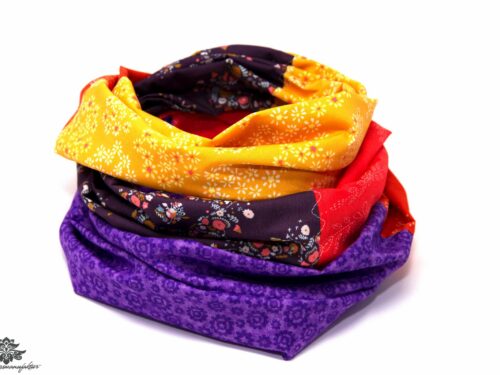 bunter Loop Schal aus der Lieblingsmanufaktur aus Baumwolle