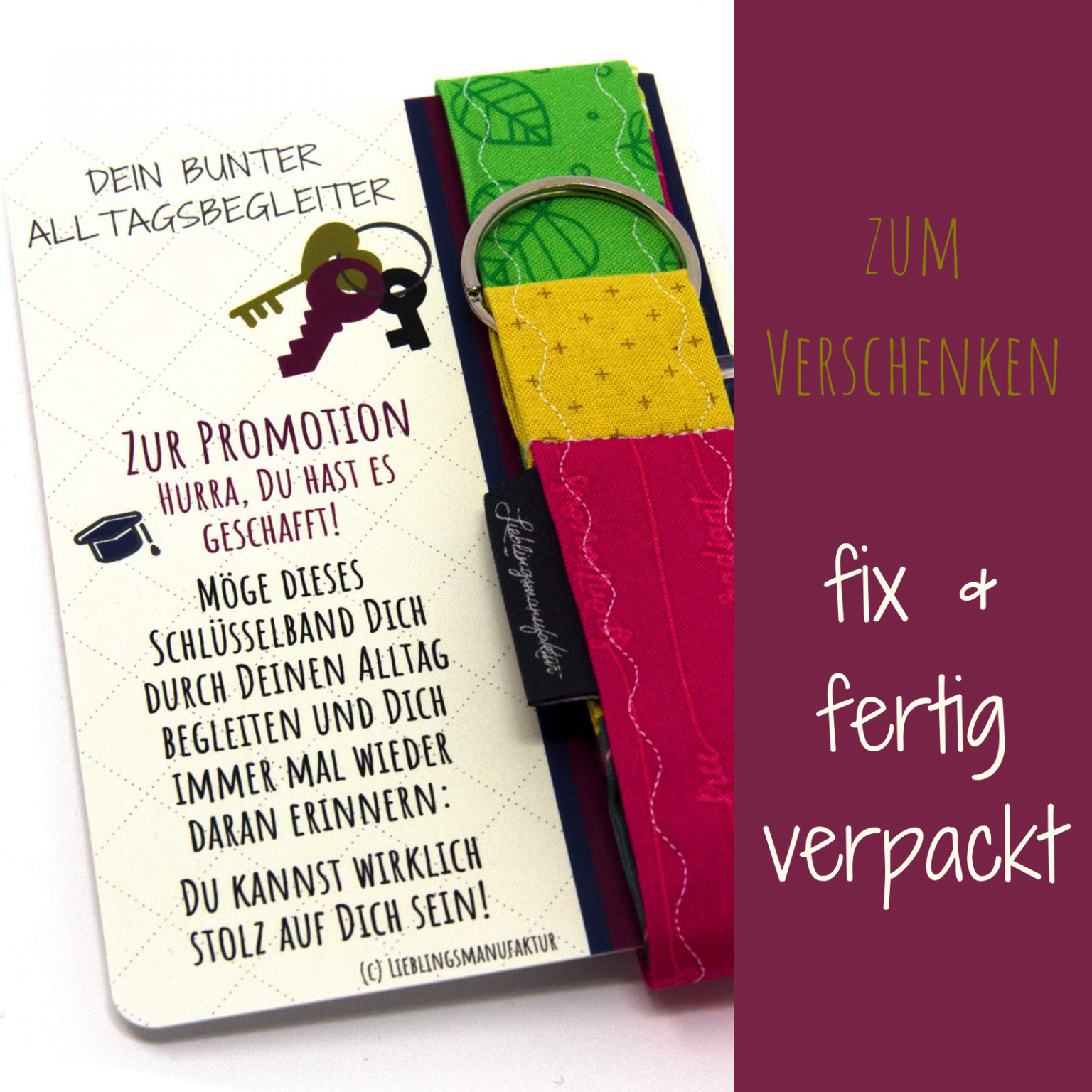 Promotionsgeschenke | Farbenfrohe Alltagsbegleiter